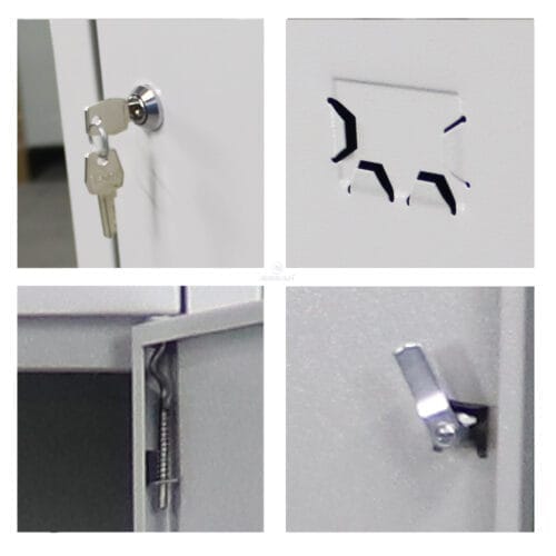 Jessan 15 Door Metal Locker Storage Cabinet Multi Color - Jessan Office ...